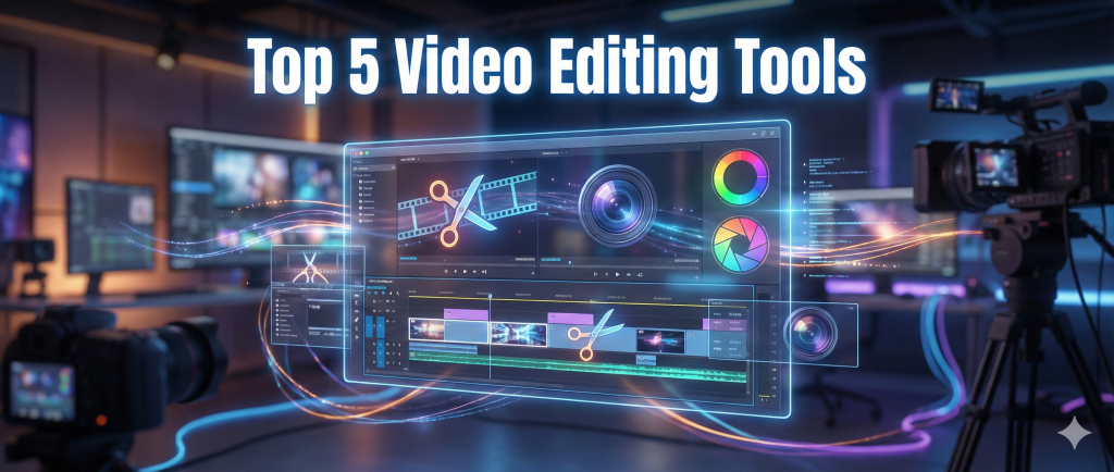 Top 5 Video Editing Tools - Best Free & Paid Options